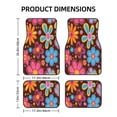 4 Piece Car Foot Mat Set Anti-Slip Washable Universal Car Floor Mats ...