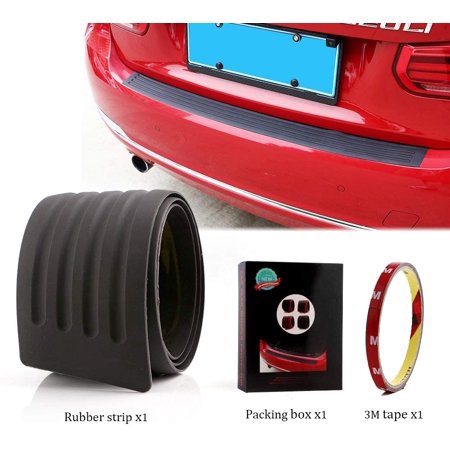 EverBrightt Trunk Rubber Protection Strip Car Rear Bumper Protector ...