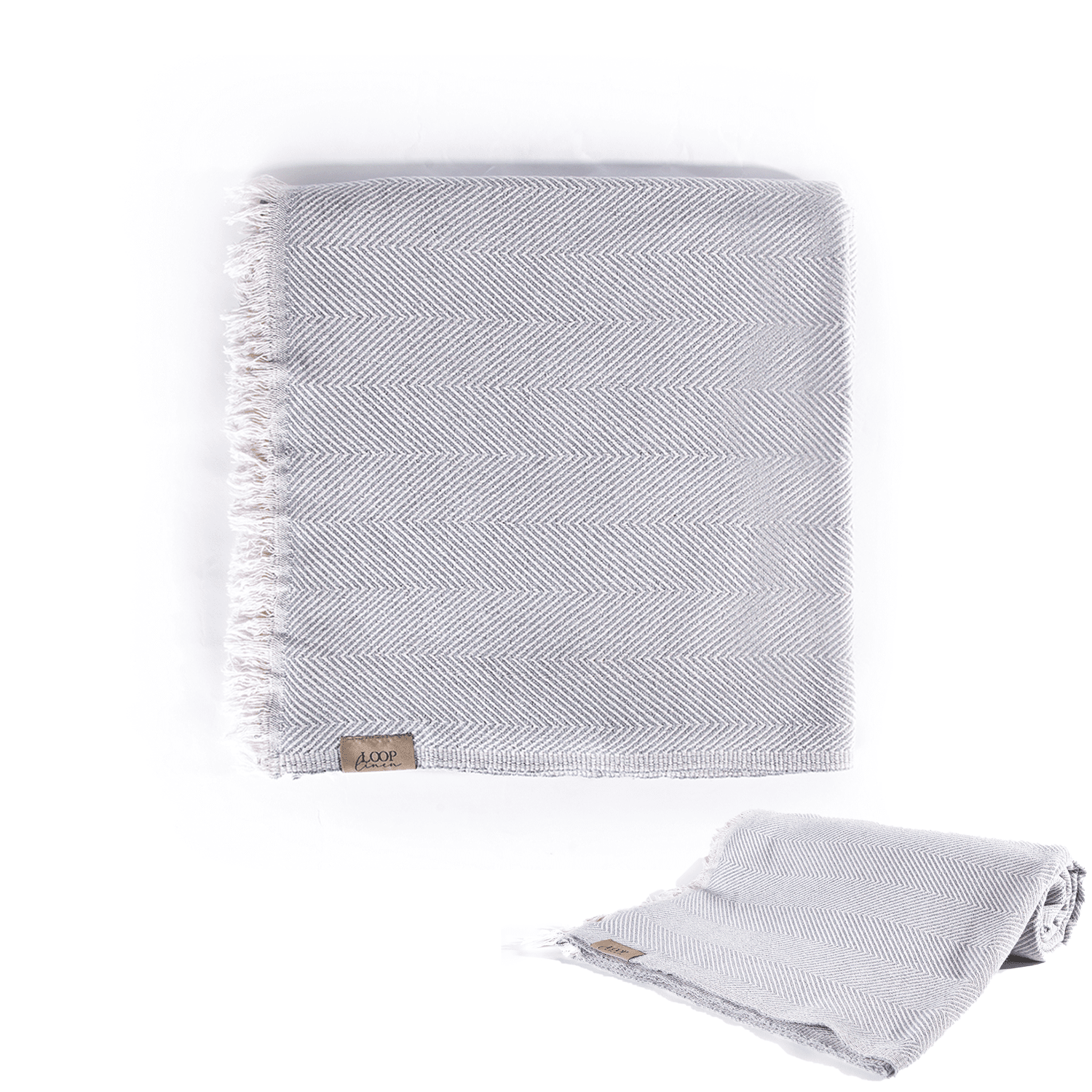 Loop Linen Cotton Throw Blanket, Hand Woven Housewarming Gift, Home ...
