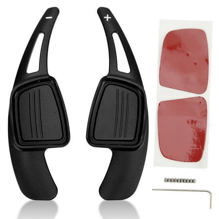 Paddle Shifter Extension, Aluminum Alloy Matte Red Steering Wheel ...