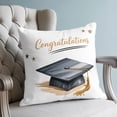 Pillow Covers 20x20 Set of 2, Congratulation Hat Throw Pillow Covers ...