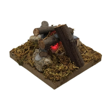 Yinanstore 1/6 Scale Outdoor Cookware Model Mini Firewood Pile Toy ...