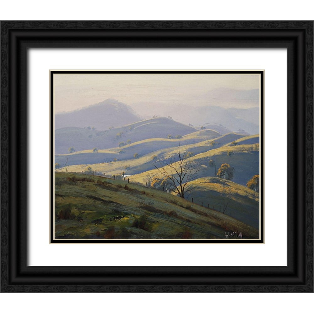 Gercken, Graham 14x12 Black Ornate Wood Framed with Double Matting ...