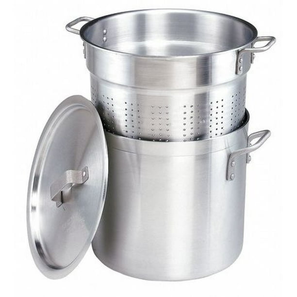 Crestware - PASTA20 - 20 qt Aluminum Blanching Pot Set - Walmart.com ...