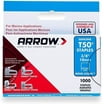 Arrow Fastener Co. 506M1 3/8" T50 Monel Staples - Walmart.com