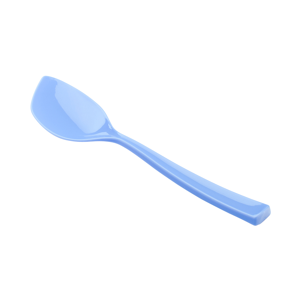 Periwinkle Plastic Petal Spoon - 4 1/2" x 1" - 500 count box - Walmart.com