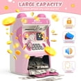 Rabbit ATM Piggy Bank for Girls with Automatic Bill Roller, Electronic ...