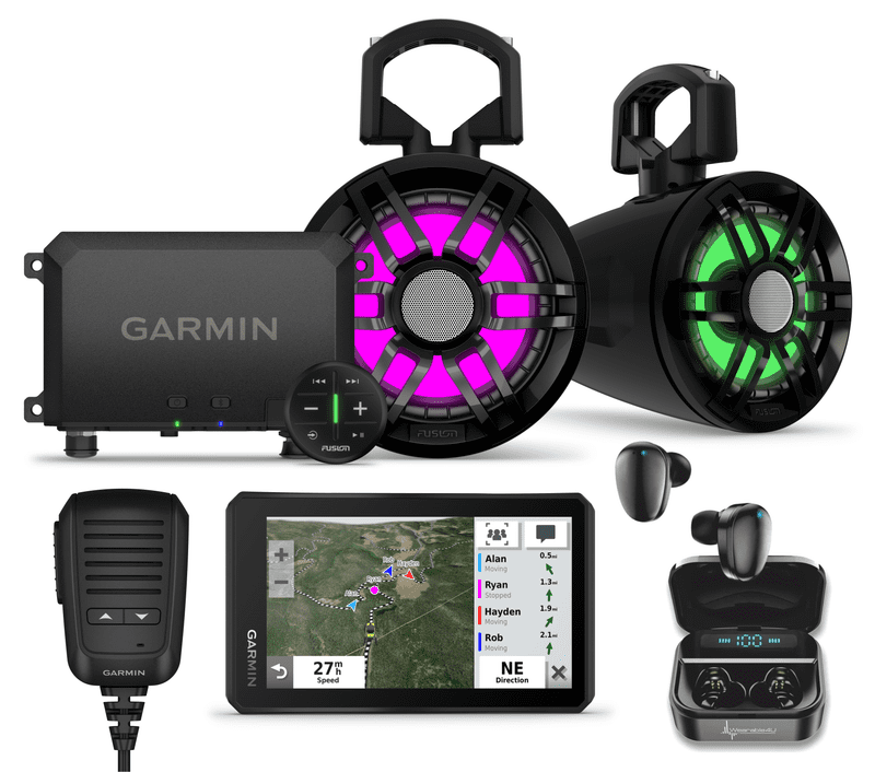 Garmin Tread Audio System with LED Controller and Tread 5.5in GPS ...
