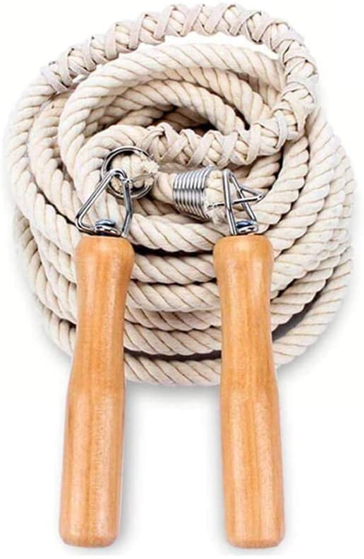 Skipping Rope, Long with Wooden Handle for Kids and Adult, Best Team ...