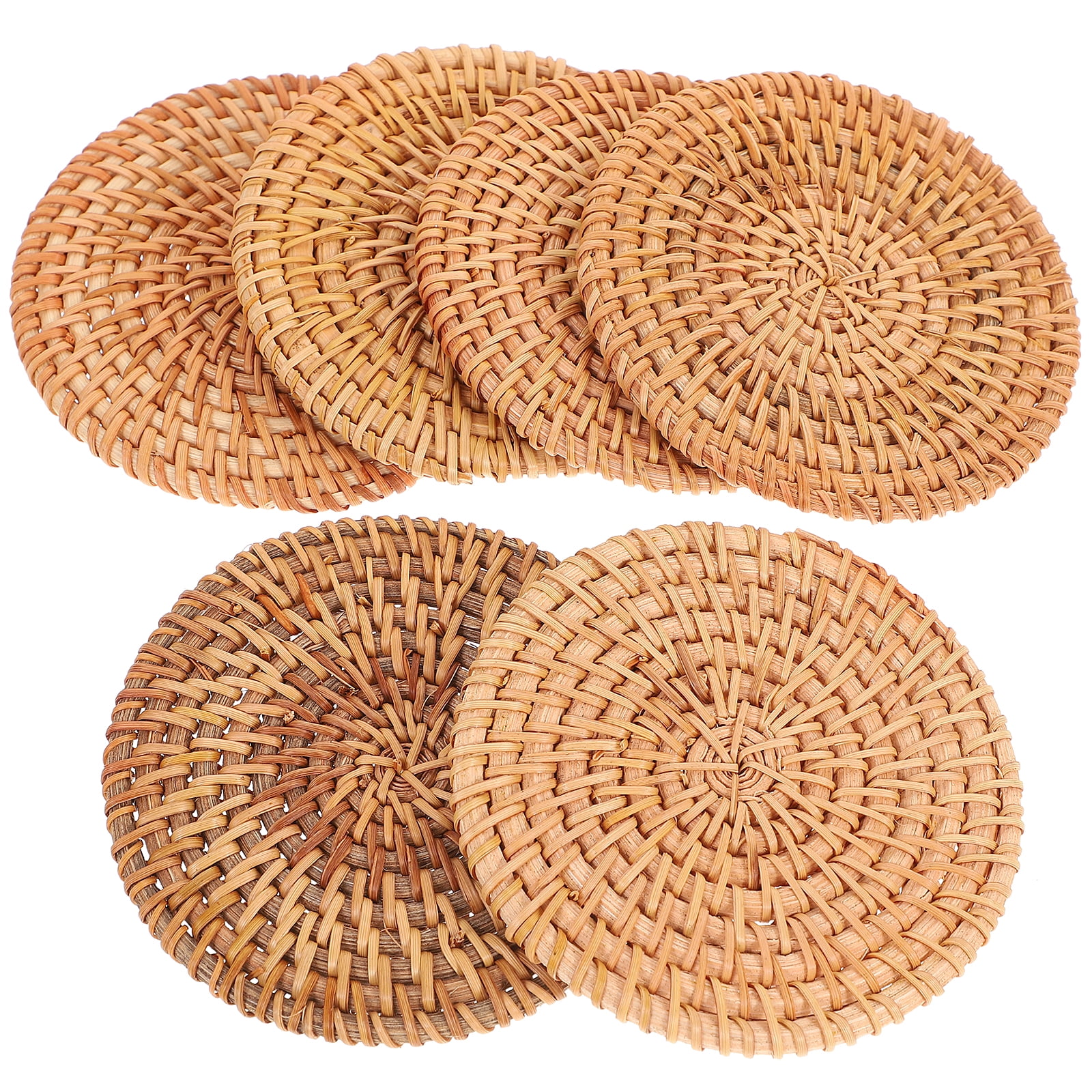 Click here for Milisten 6pcs Rattan Coasters Vietnamese Style Cup... prices