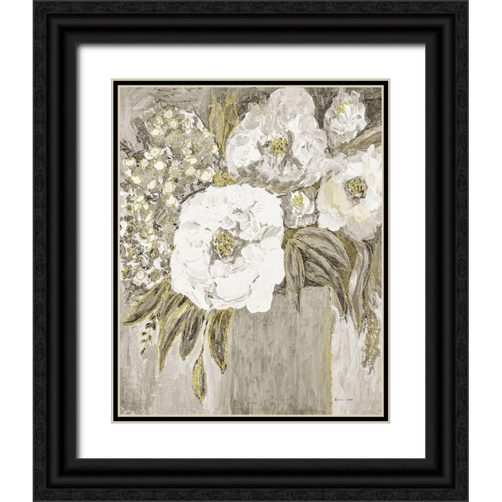 Murdock, Ramona 15x18 Black Ornate Wood Framed with Double Matting ...
