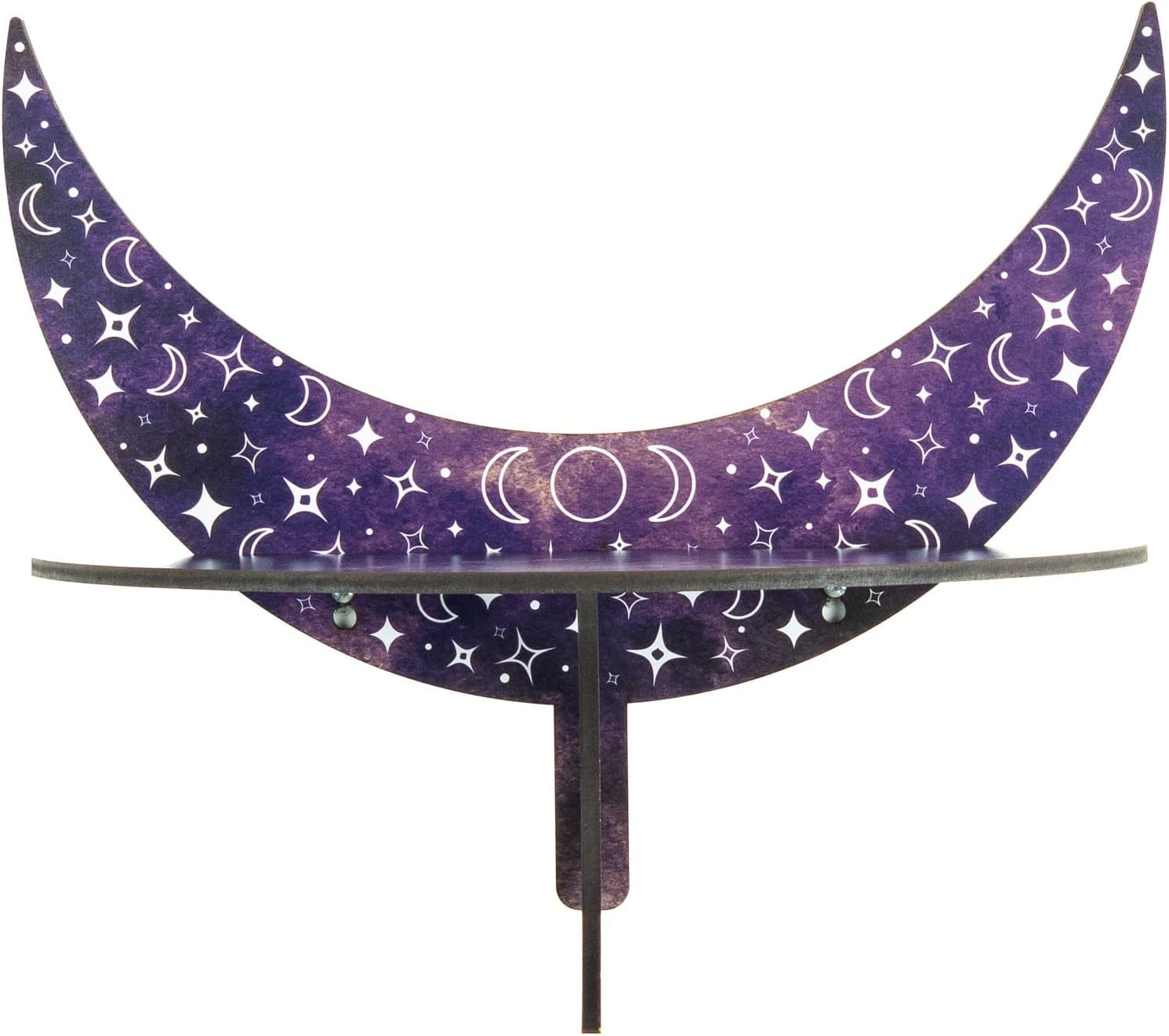 Standish House Handmade 3 Moon Shelf for Stones and Crystal Display ...