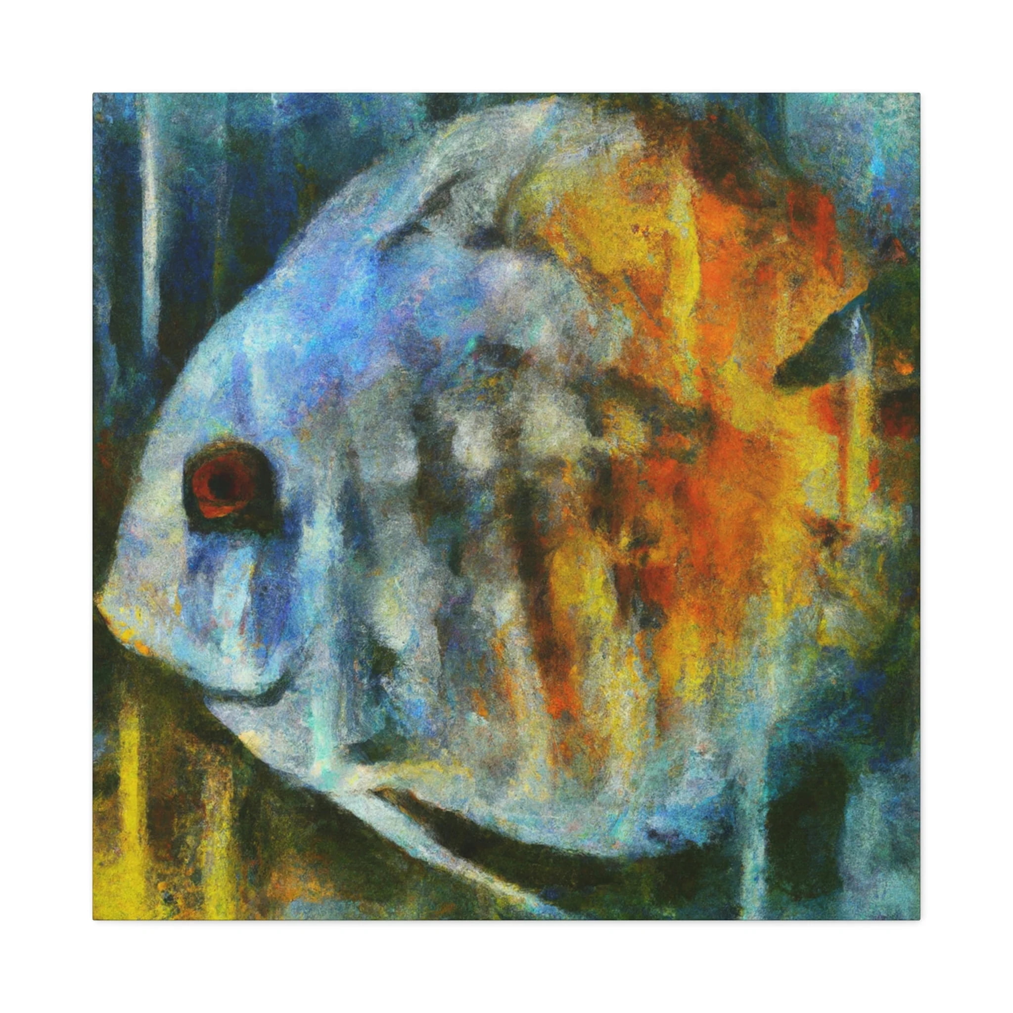 Discus Through Expressionism - Canvas - Walmart.com