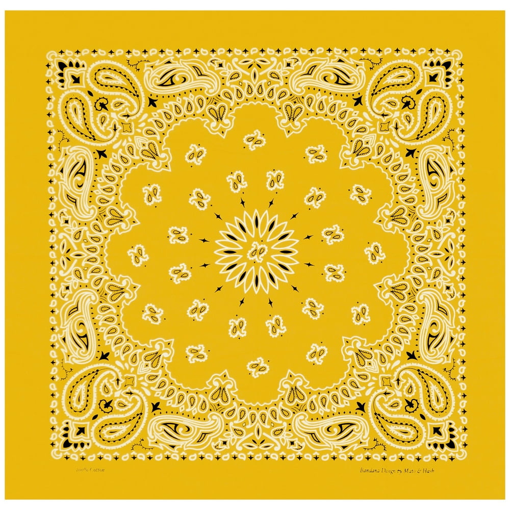 Mato & Hash - Large Bandanas 27 x 27 | Versatile Biker Rags | Classic ...