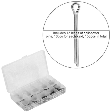 Split Cotter Pins Kit Stainless Steel Split Cotter Pins Fastening Split ...
