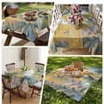 Animal White Heron Table Cloth 54x54in, Waterproof Square Tablecloth ...