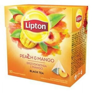 Lipton Black Tea: LEMON tea -1 box/ 20 tea bags - Walmart.com