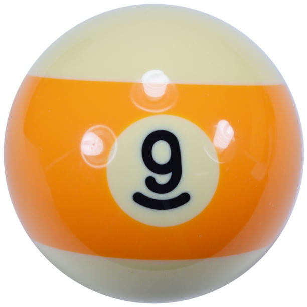 Number 9 Pool Ball - Regulation Size 2 1/4 Inch Billiards Pool Balls ...