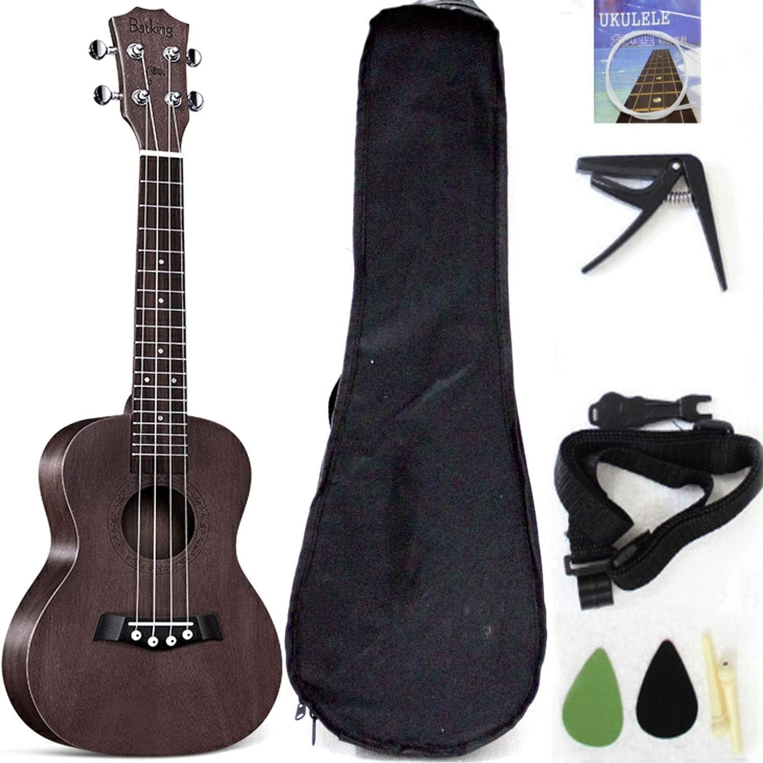 Click here for Batking Tenor Ukulele 26-Inch Solid Mahogany Top W... prices