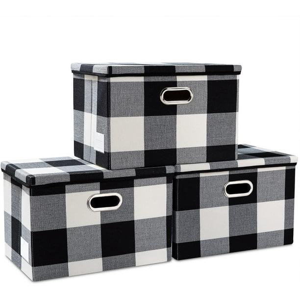Fabric Covered Storage Bins
