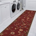 Ottomanson Hallway Runner Rug 2'7" x 7' – Non-Slip Low Pile Carpet for ...