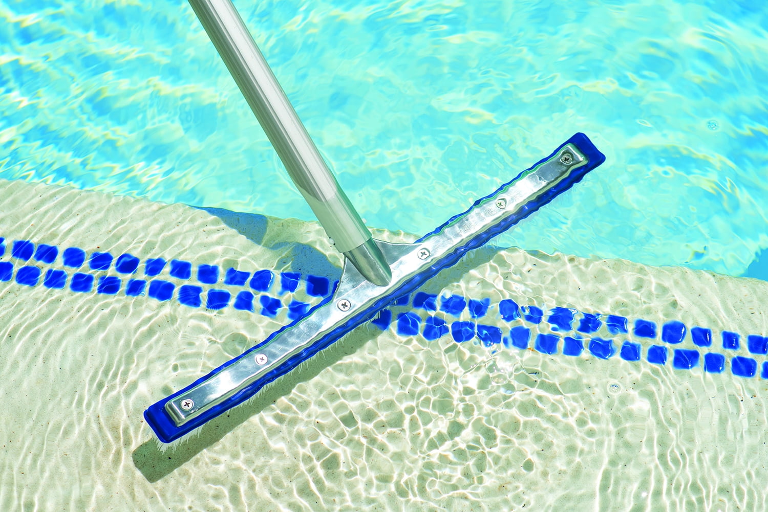 Poolmaster Classic Collection 18-Inch Aluminum-Back Swimming Pool and ...