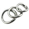 New Stainless Steel Curved Locking Ring Scrotum Penis Restraint Stretch