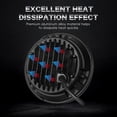 Newest for Ford F100 F150 F250 Truck Pair 7 inch Round LED Hi/Lo Beam ...