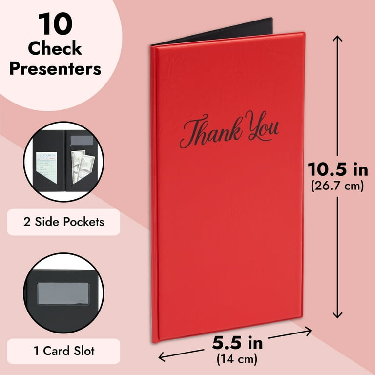 Check Presenter Menu Cash Bill Holder Restaurant s,Leather Guest Check ...