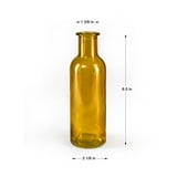 Serene Spaces Living Set of 6 Large Amber Bud Vases, 6.5" Tall & 2 ...