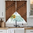 Black Paw Print Swag Curtain Valance for Window 2 Panels Modern Dark ...