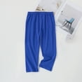 AHTJRT Capris for Girls Elastic Waist Knee Length Sweat Capris Stretchy ...