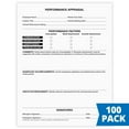 Employee Performance Review Form, 8.5 x 11, 100 Pack - Walmart.com