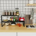Expandable Adjustable Stackable Kitchen Organizer, Spice Rack,Metal ...
