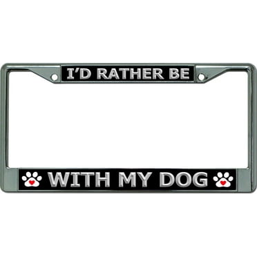 Save A Life Adopt, Pet Cat Dog License Plate Tag Frame, Multiple Colors ...