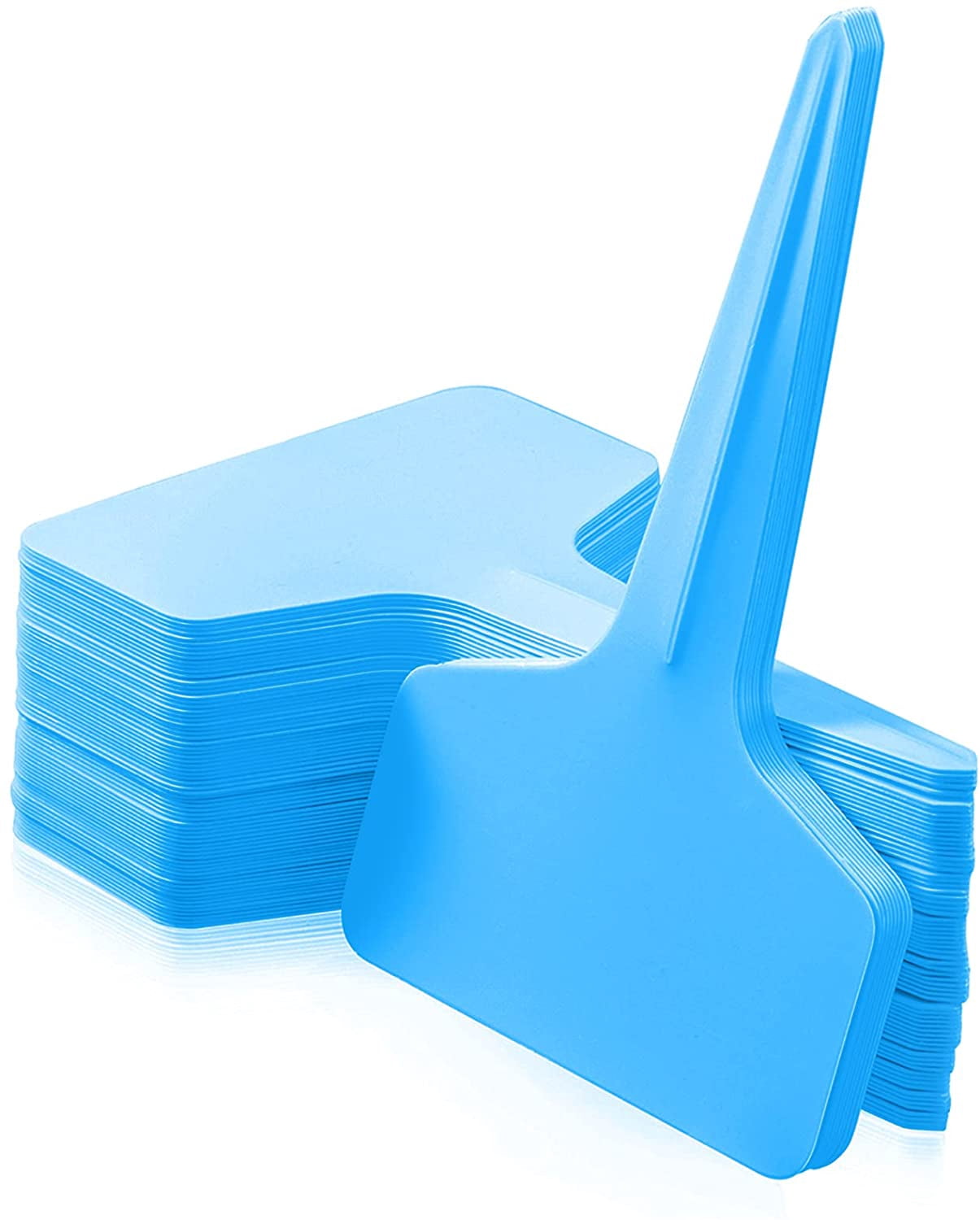100Pcs Plastic Plant Markers, T-Type Plant Labels Tags Waterproof Re ...