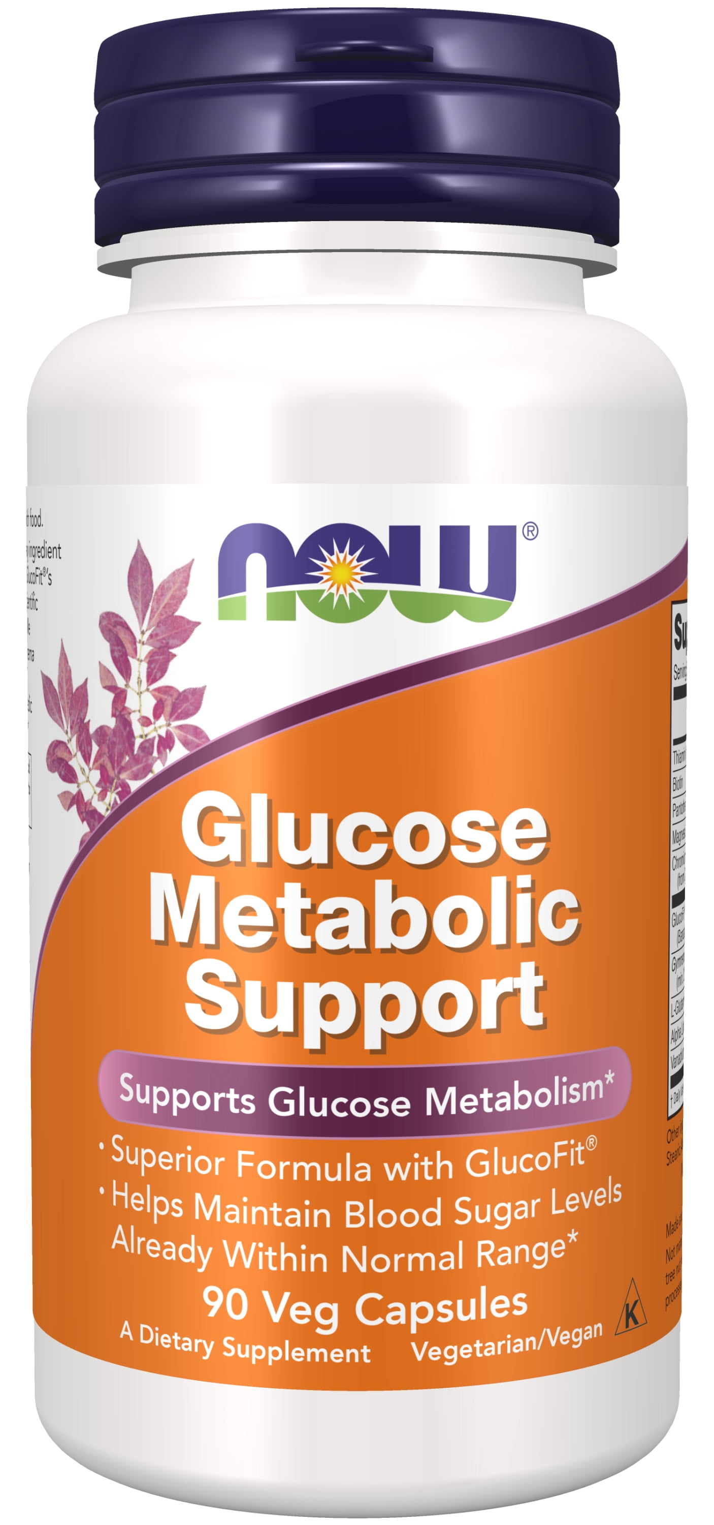 NOW Supplements, Glucose Metabolic Support, a Superior Formula with ...