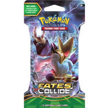 Pokémon XY Fates Collide Booster Pack Trading Card Game - Walmart.com