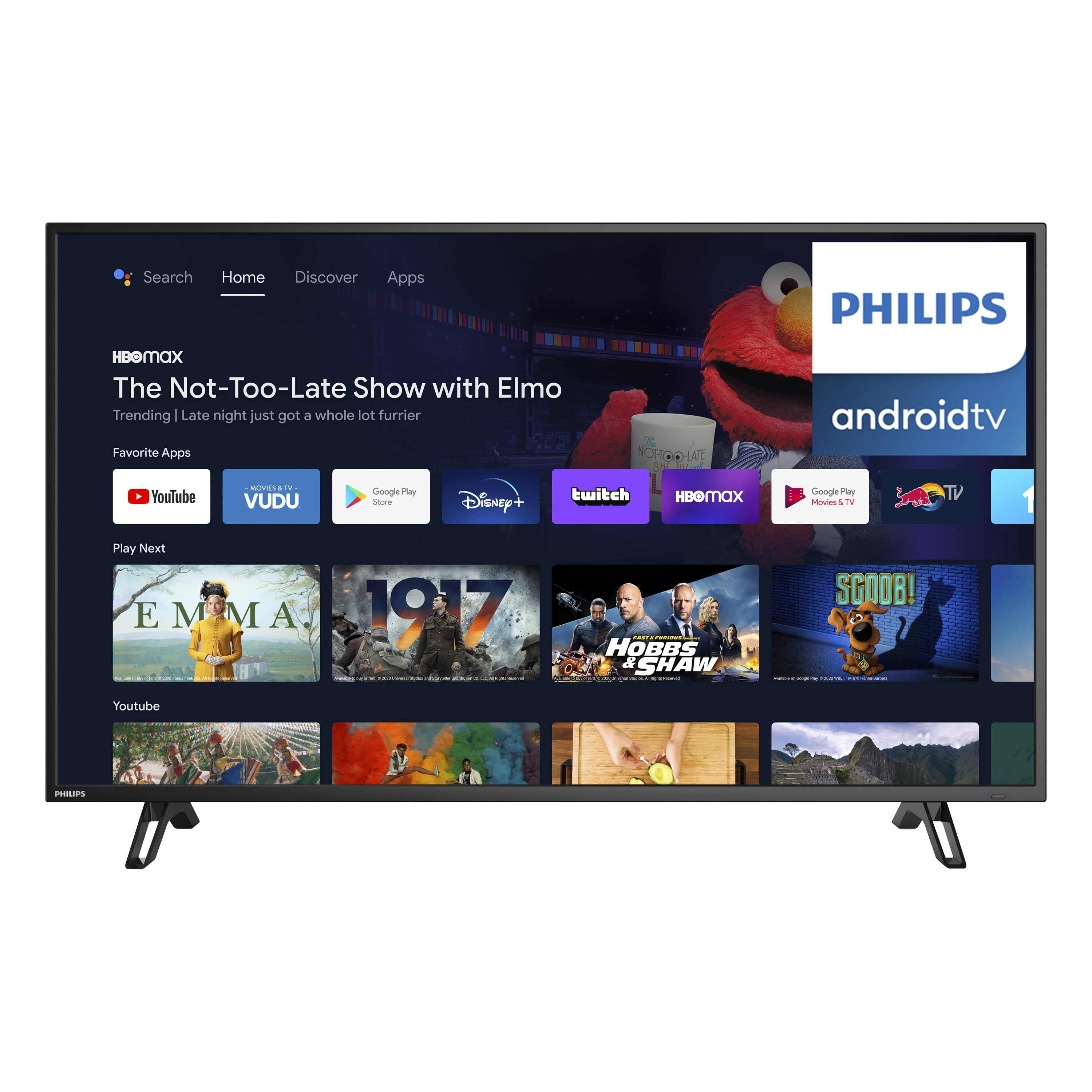 Philips 43 Class 4K Ultra HD 2160p Android Smart LED TV With Google Philips 43 Class 4K Ultra HD 2160p Android Smart LED TV With Google