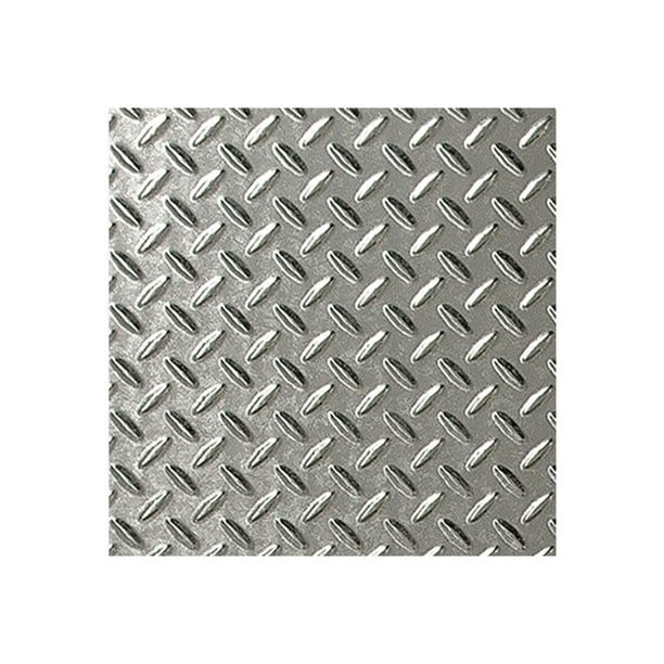 Fasade - Diamond Plate Galvanized Steel Decorative Wall Panel - Fast ...