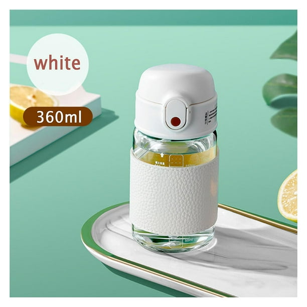 Portable Straw Glass Cup With Scale High Capacity Water Bottle For Boys ...