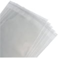 100 Count 9x12 Inch Clear Poly Bags for Packaging Clothing Shirts Self ...