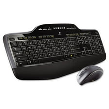 Logitech MK550 USB Cordless Ergonomic Wave Keyboard & Mouse Combo with ...