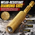 2-in-1 Hexagonal Shank Brazing Dry Drilling Specialized Hole Opener ...