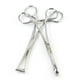 Pack of Two Piercing Forceps One septum forceps and One slotted metal ...