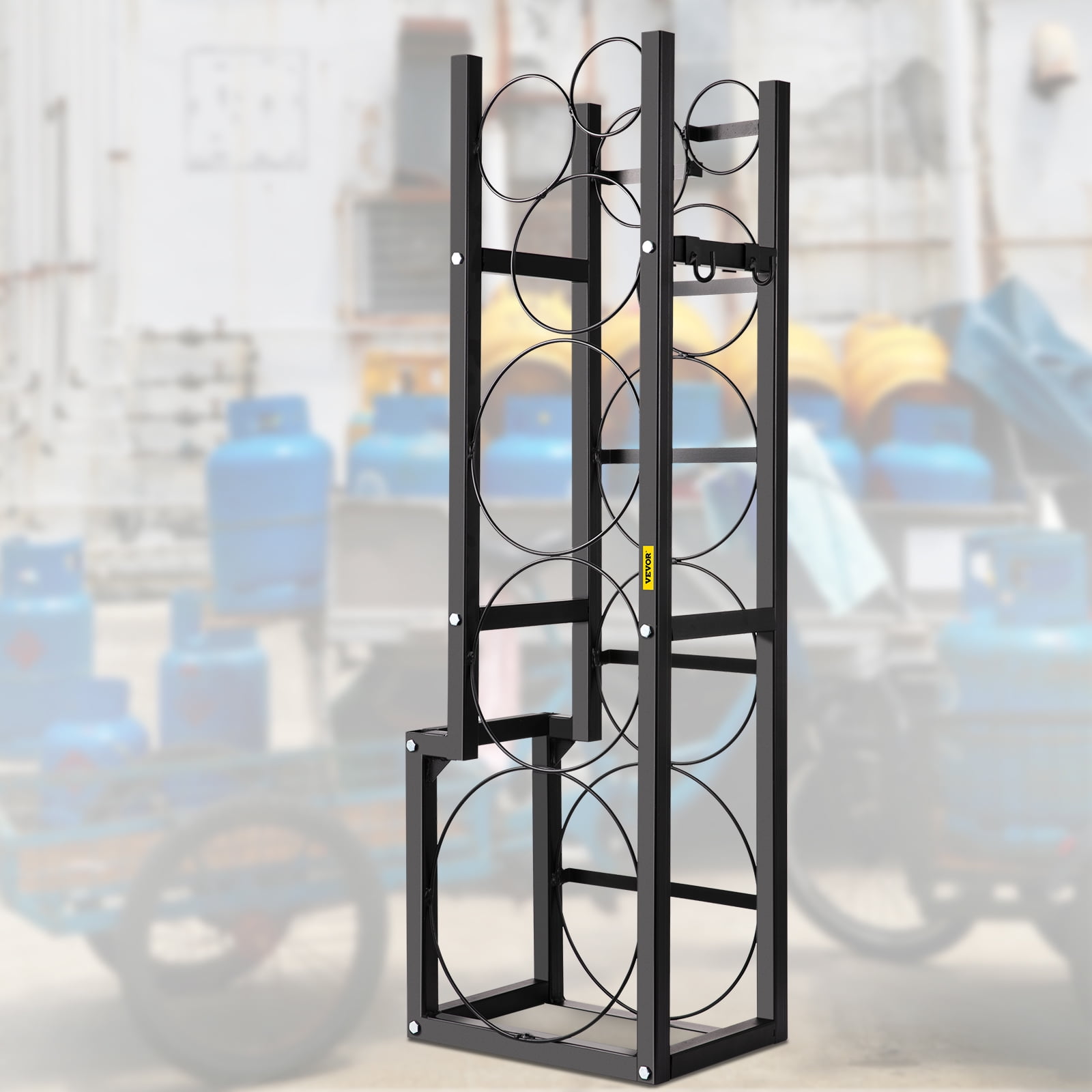 Buy VEVOR Refrigerant Tank Rack, Cylinder Tank Utility Rack with 1-50lb ...