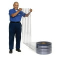 TMI 12" x 150' x .110" PVC Strip Curtain Bulk Roll, Scratch Resistant ...