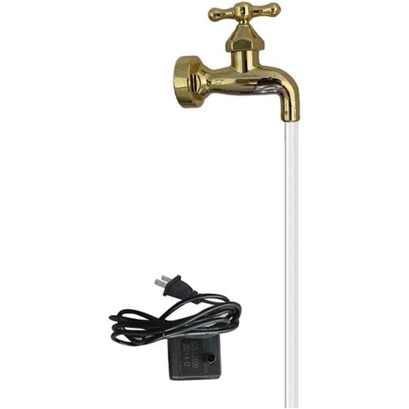 Invisible Flowing Spout Watering Can Faucet Fountain Floating Tap ...
