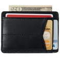 Alpine Swiss Men RFID Safe Minimalist Front Pocket Wallet Leather Thin ...