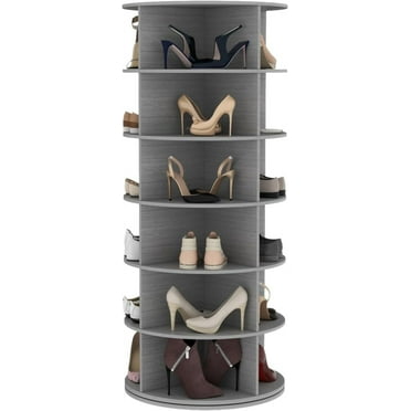 Miniyam 360° Rotating Shoe Rack, 6-Tiers Shoe Rack Organizer for ...